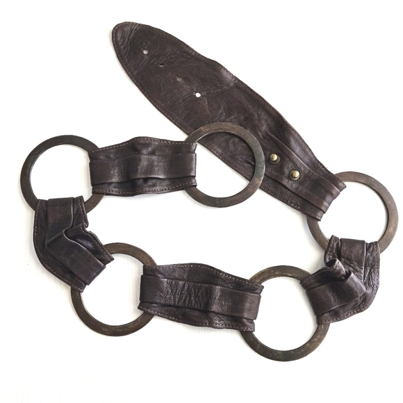 Streets Ahead | Accessories | Leather Belt With Wide Loops | Poshmark